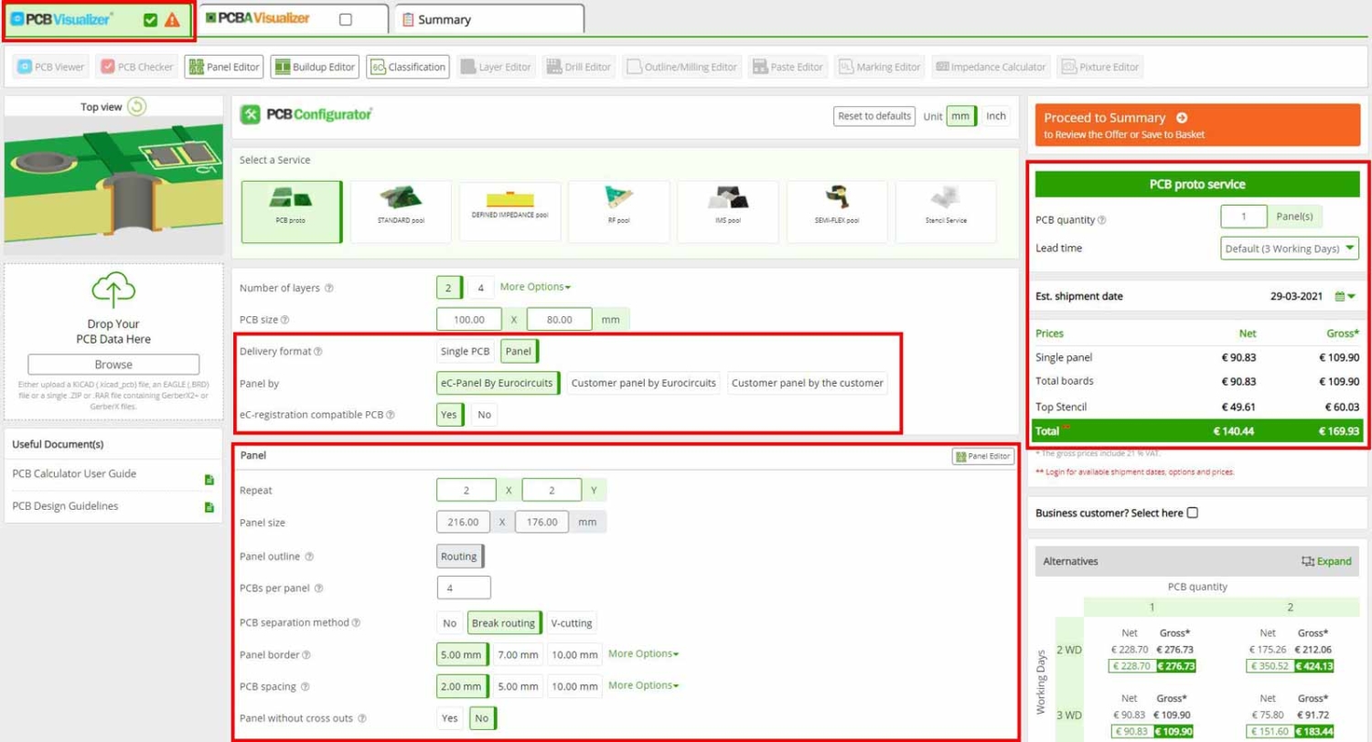 Panel Editor User Guide - Eurocircuits