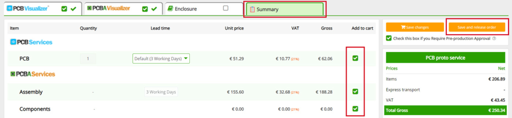 Parts Pre-Order (PPO) User Guide - Eurocircuits
