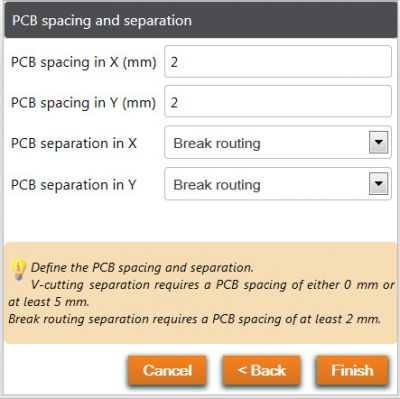 What is the PCB separation method? - Eurocircuits